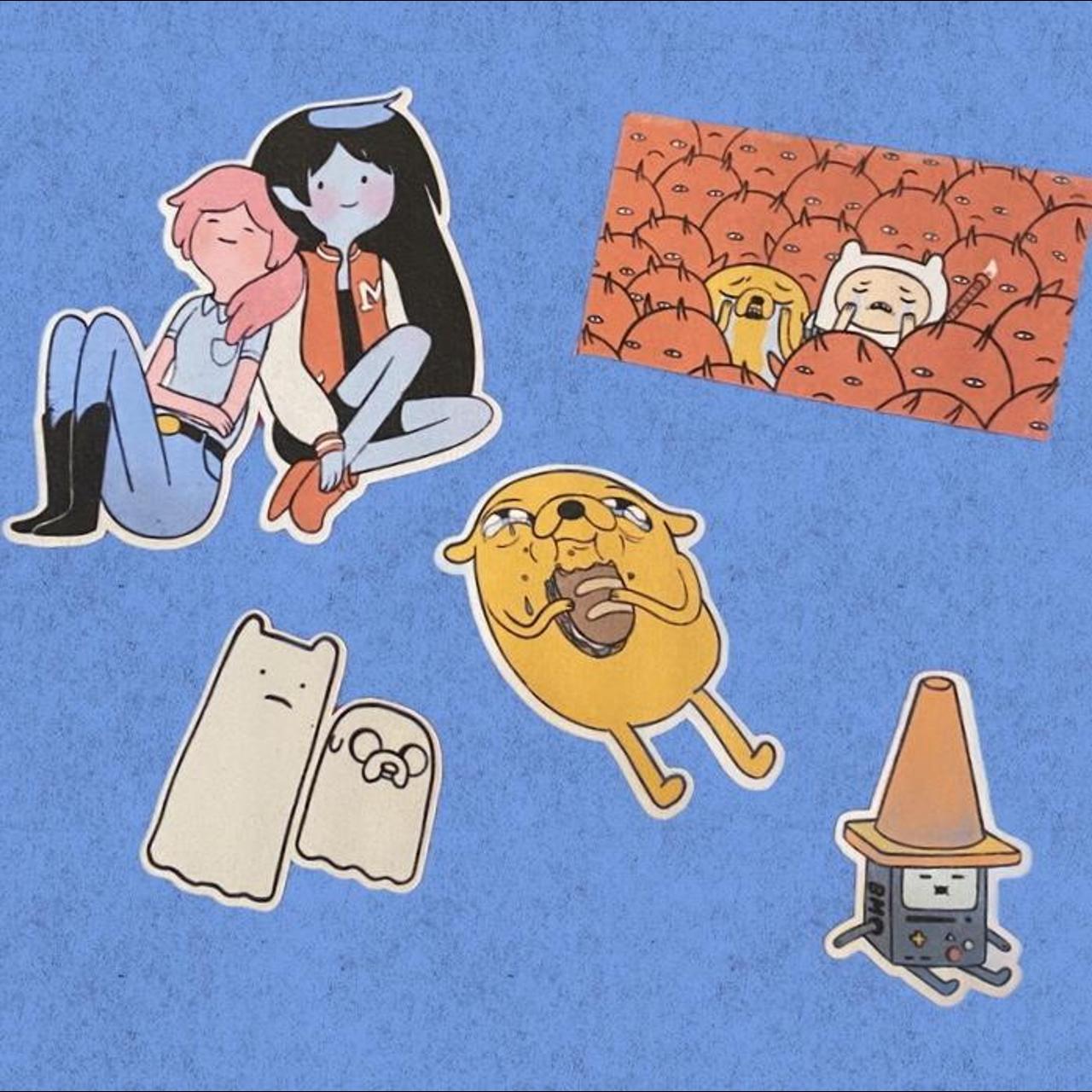 ADVENTURE TIME STICKERS SET OF 5 #adventuretime... - Depop