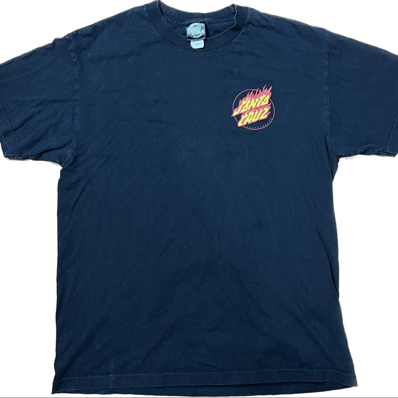 Y2K Vintage Santa Cruz Graphic T-shirt Size... - Depop