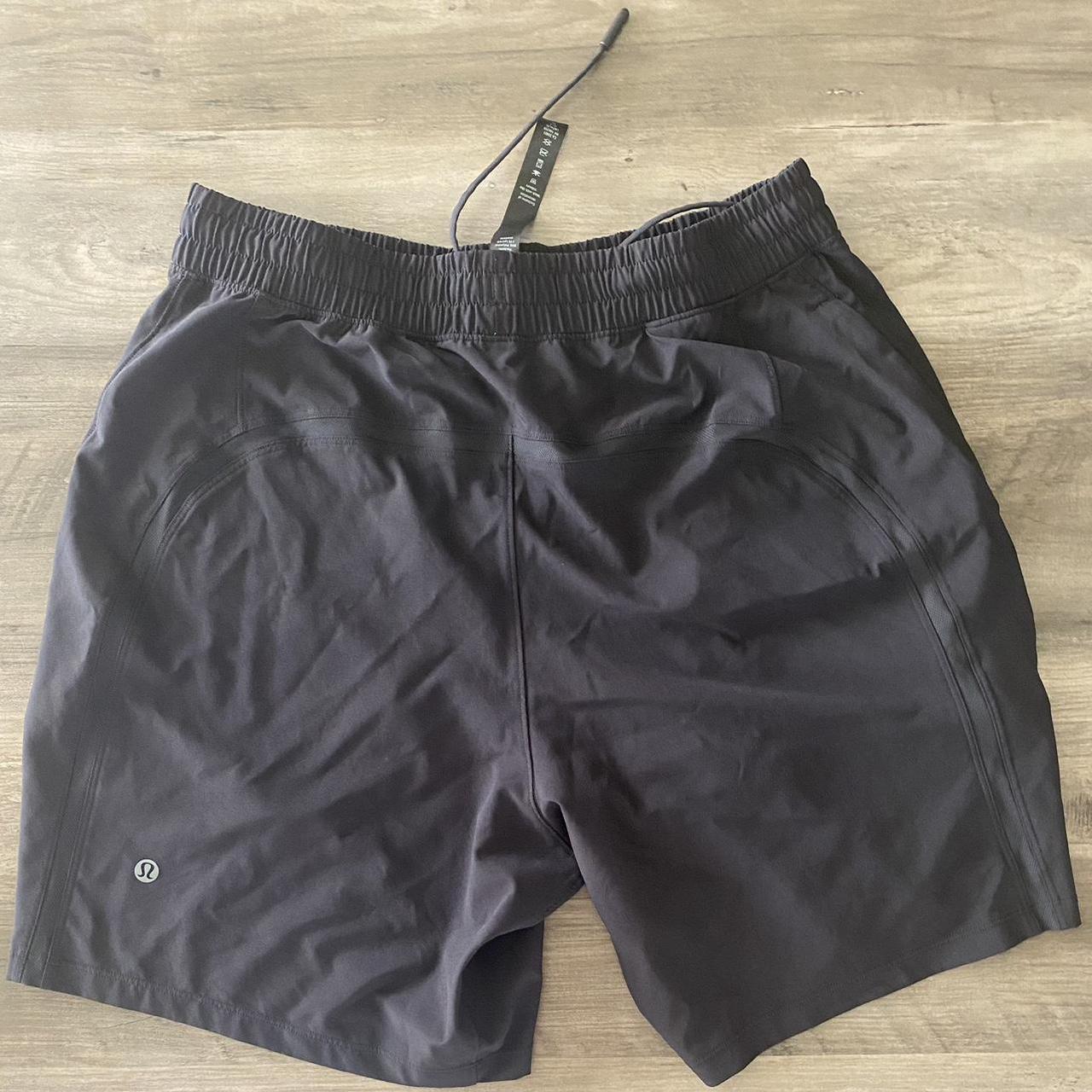 Men’s Lululemon Linerless 7 Inch Inseam Black Shorts... - Depop