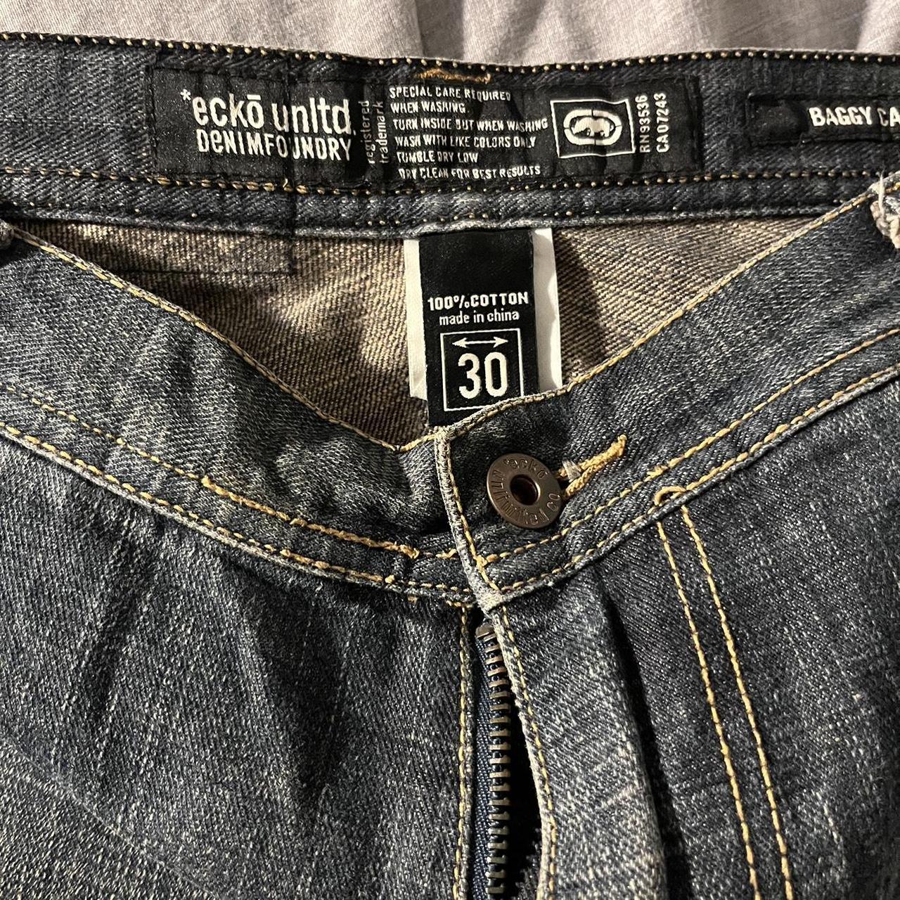 Sick Ecko Unltd. black baggy carpenter jeans... - Depop