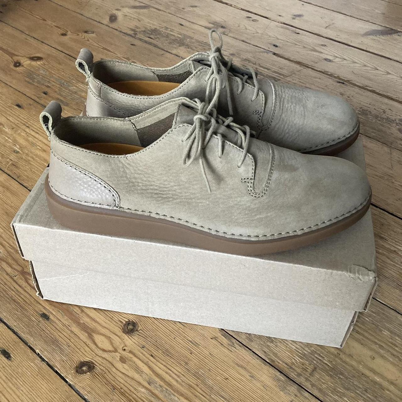 Clarks Hale Sanstone Nubuck Leather Suede Mens UK 8... - Depop