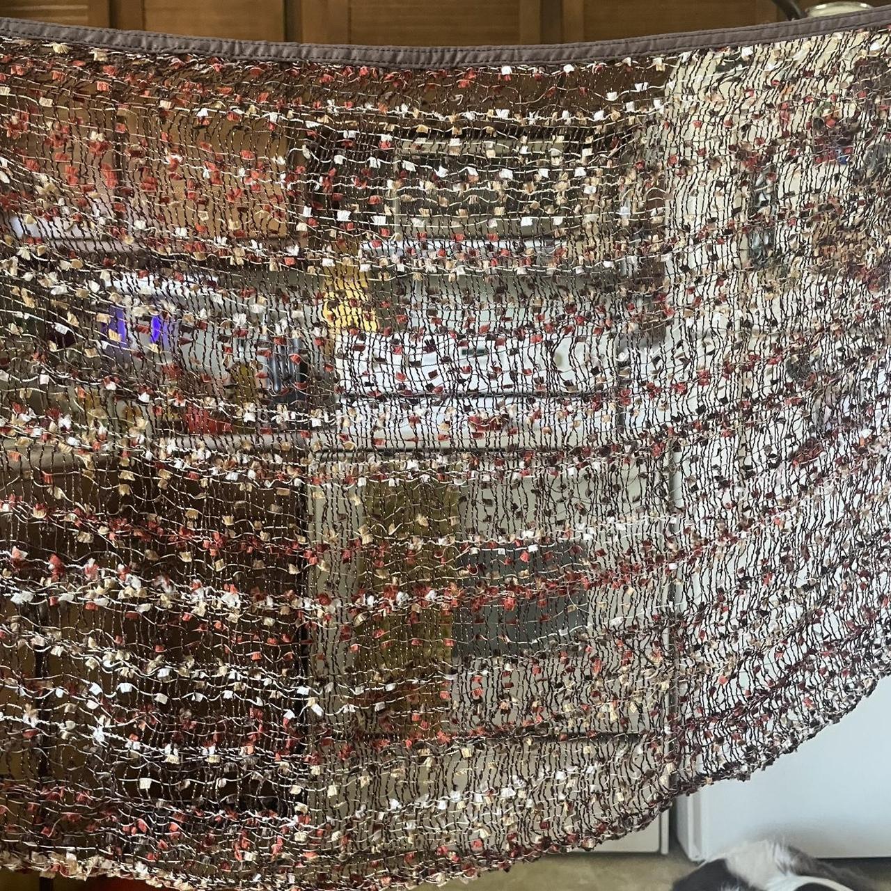 KNIT CROCHET FAIRY Y2K SCARF SHAWL Vintage y2k... | Depop