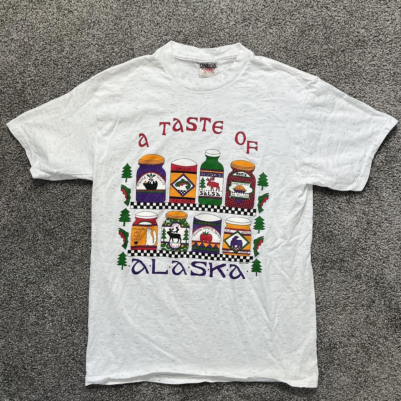 Oneita Men's Grey T-shirt | Depop