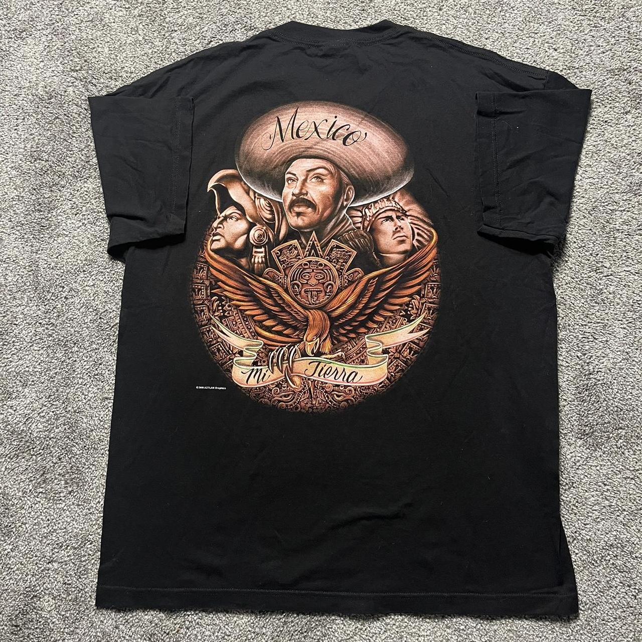 Vintage Aztlan Mexico Shirt Size: XL fits 22.5 x... - Depop