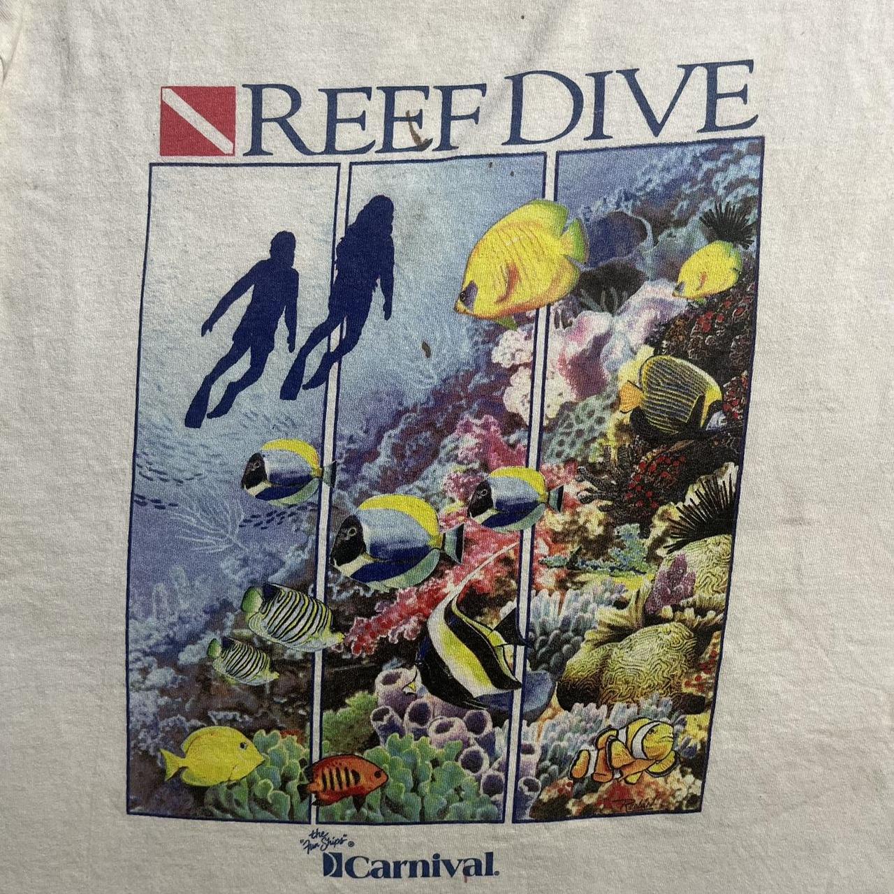 Vintage Coral Reef Shirt Size: XL fits 24 x... - Depop