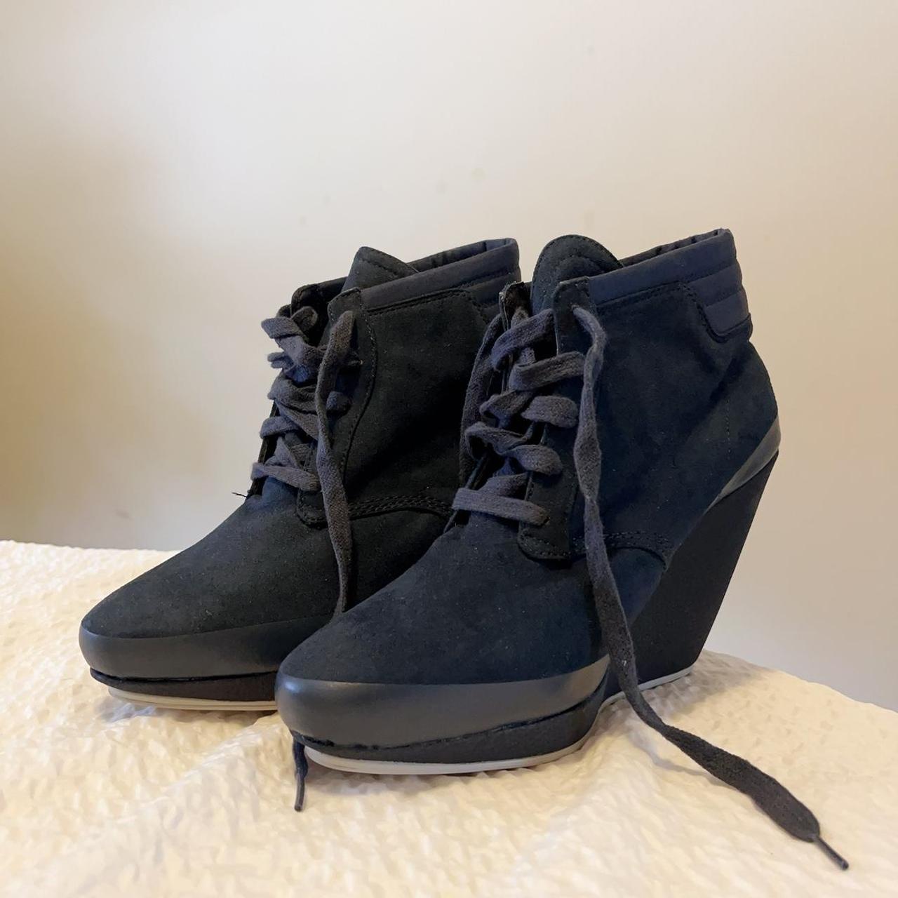 Adidas Wedge Sneakers Lace up Booties Women's Size 8... | Depop