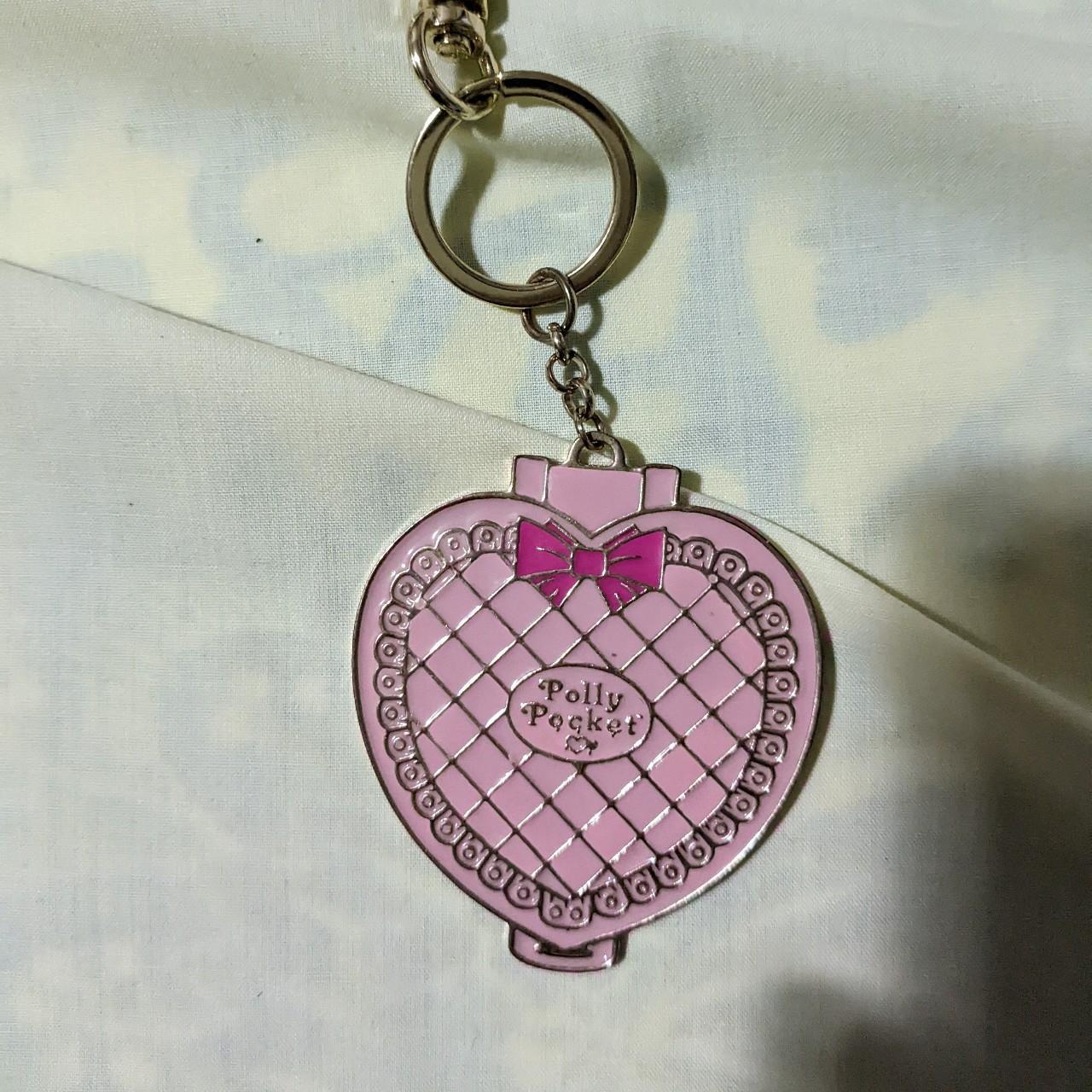 Polly pocket heart keychain #pollypocket #y2k - Depop