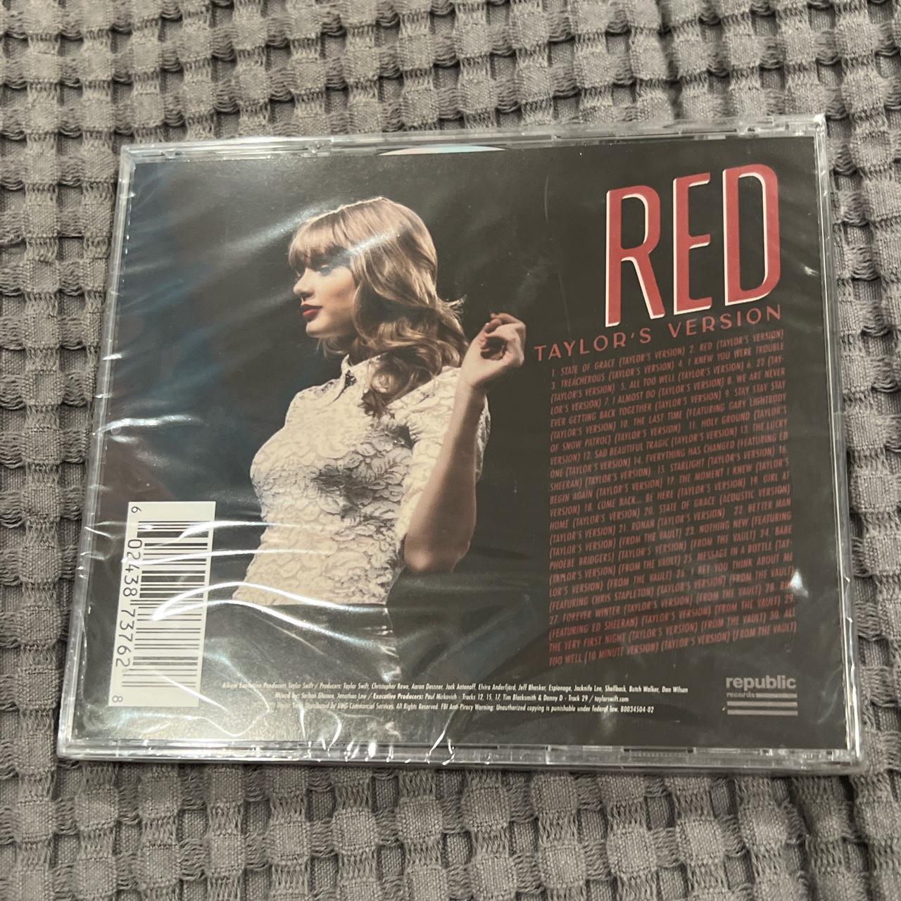 Taylor Swift Red (Taylor’s Version) CD Brand New:... - Depop
