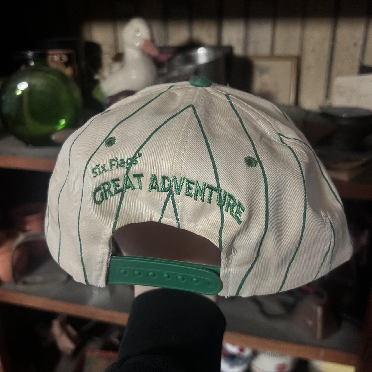 looney toon six flags hat snapback one... | Depop