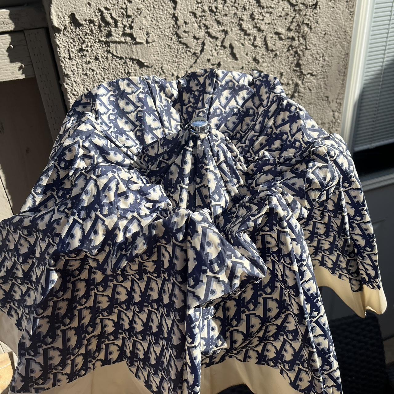 Vintage 90s Christian Dior monogram print umbrella... - Depop