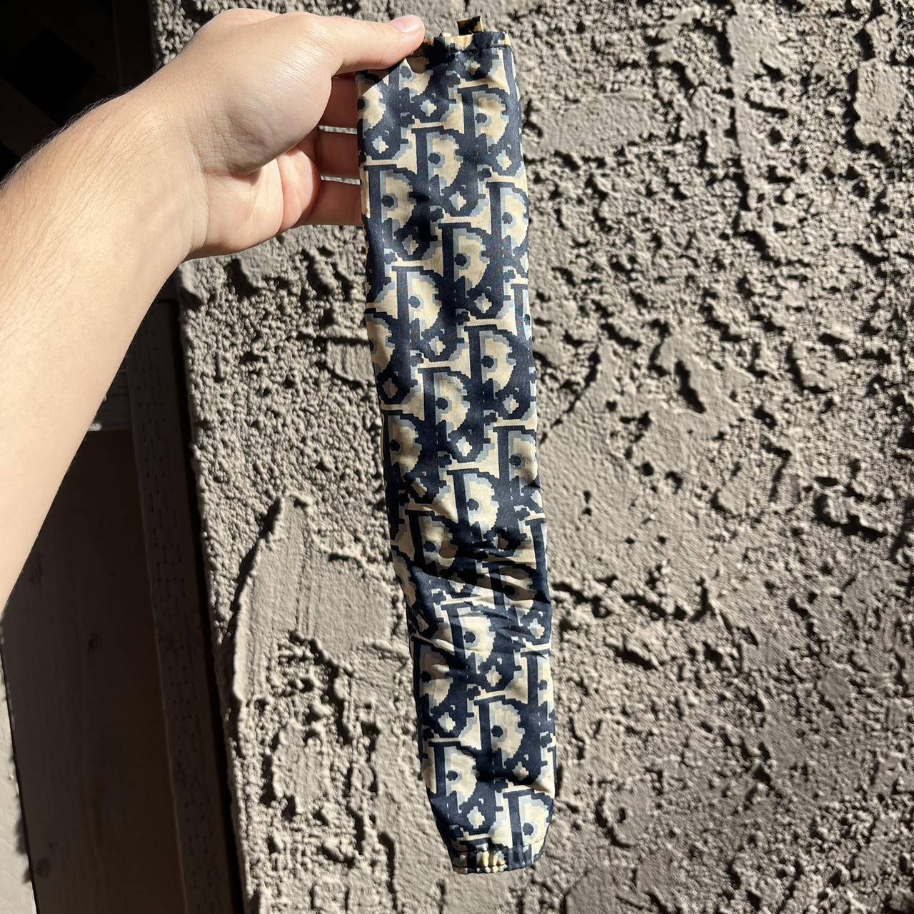 Vintage 90s Christian Dior monogram print umbrella... - Depop