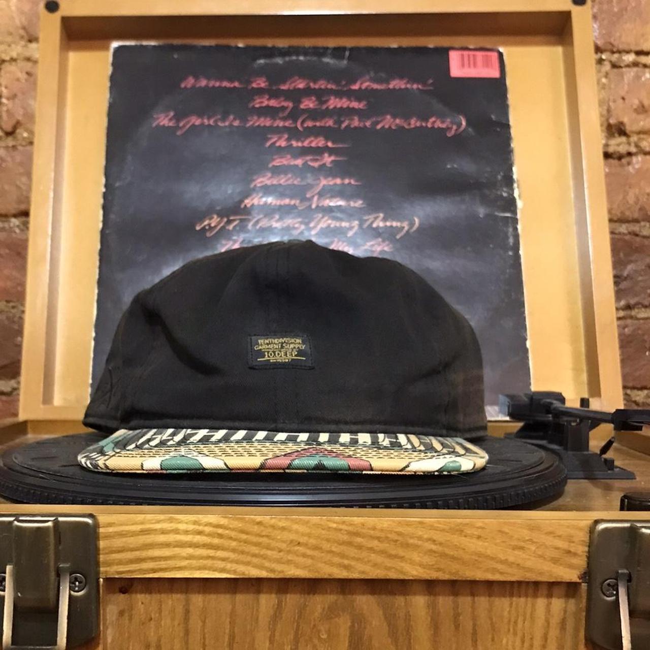 10 DEEP/DXXP SNAPBACK HAT Black snapback cap with... - Depop