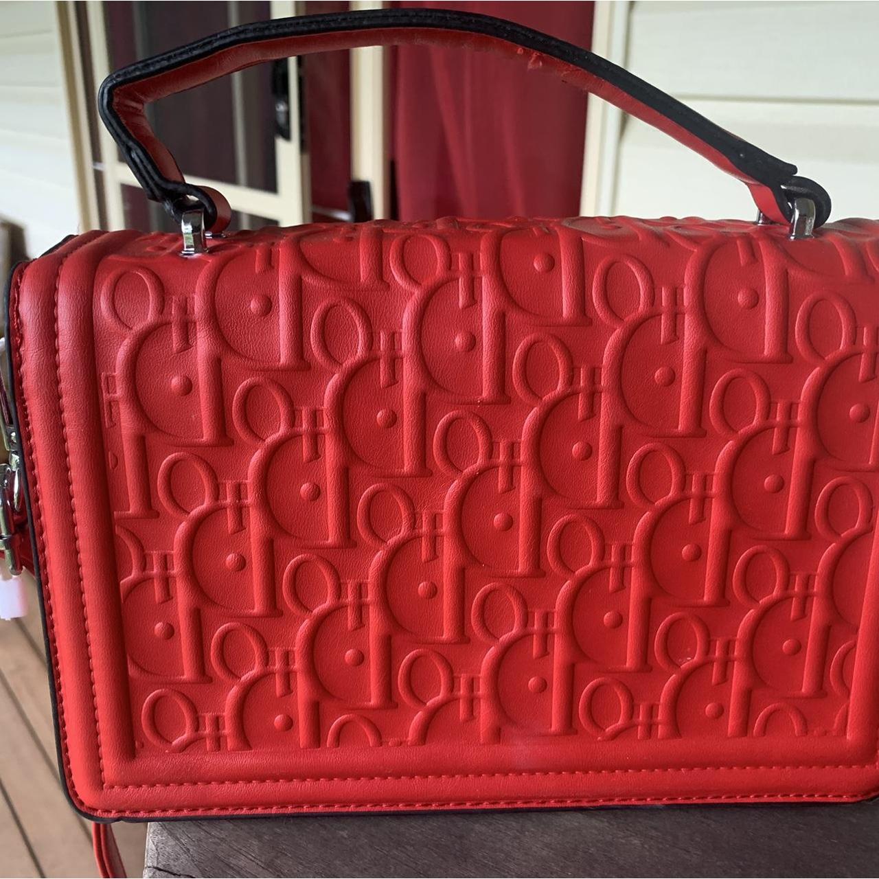 super cute red dior handbag originally bought for... - Depop