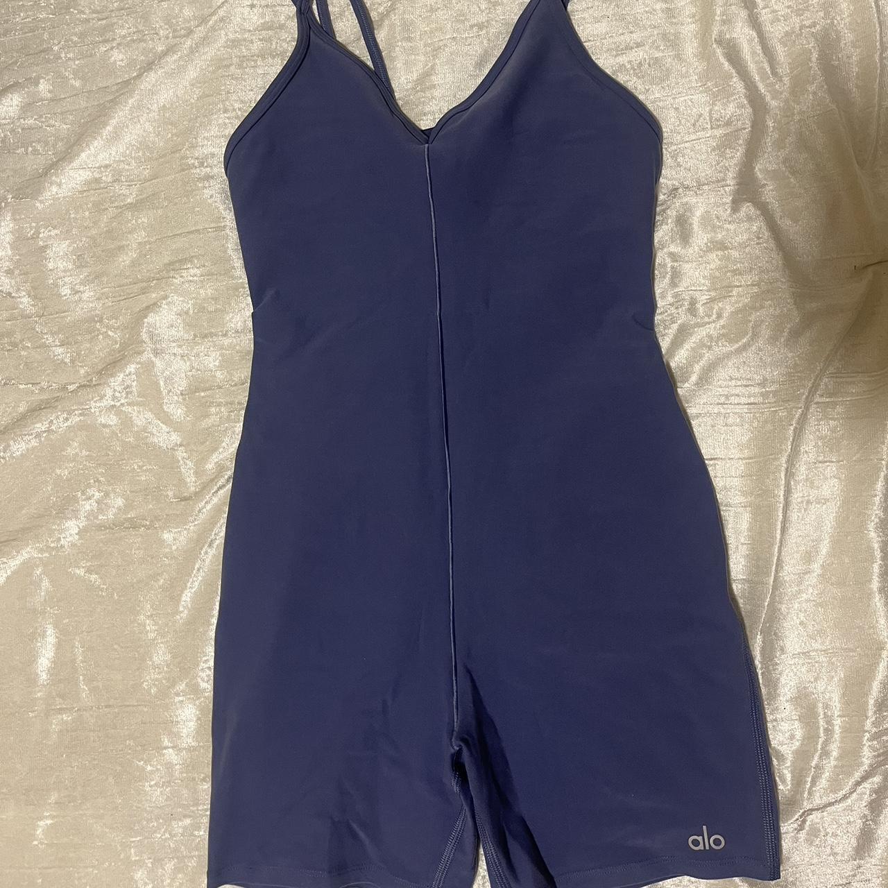 Xs Infinity blue alo onesie. Never worn. Soft... - Depop