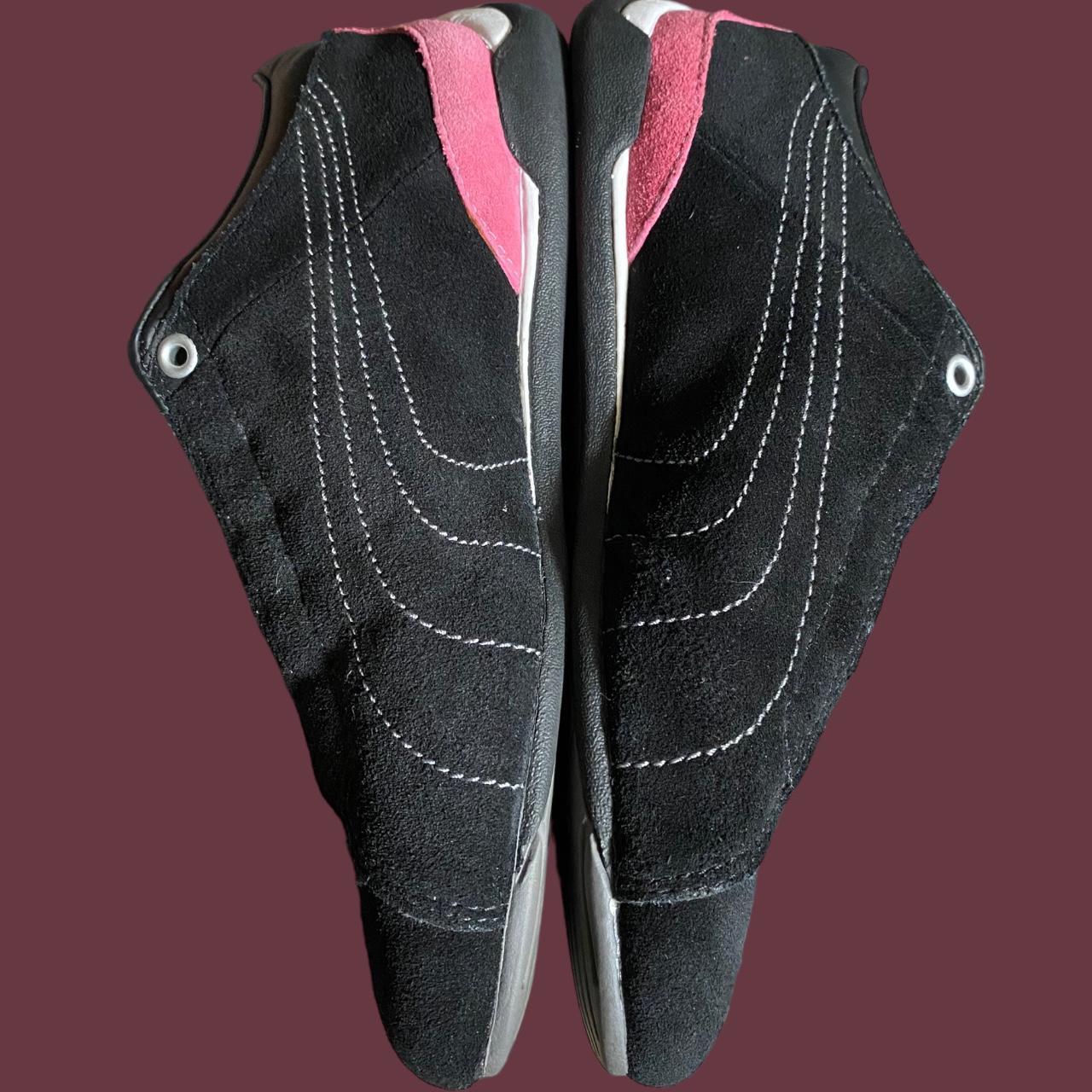 Puma Repli Cat low black and pink sneakers womens... - Depop