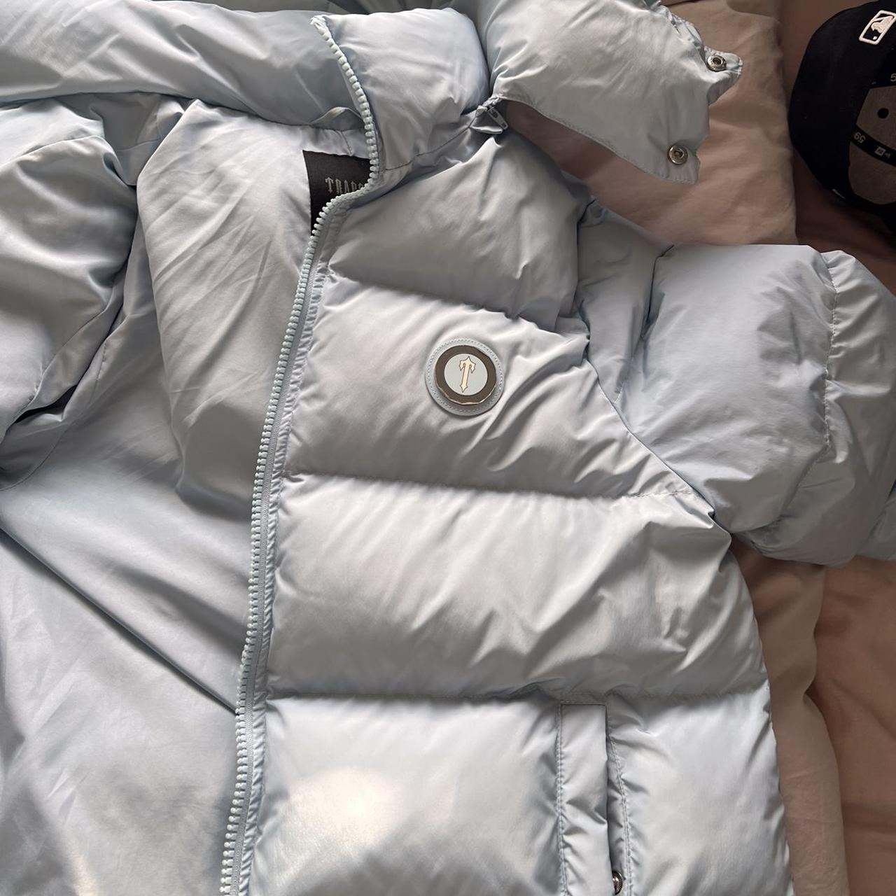 Trapstar Irongate Hooded Puffer🧊 Light Blue.... - Depop