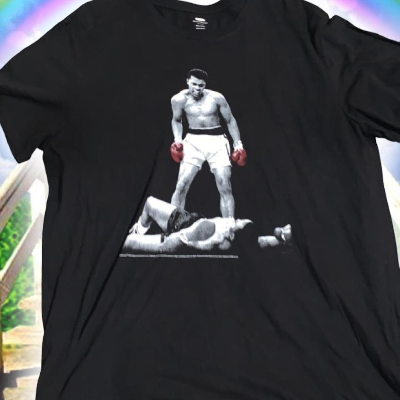 muhammad ali shirt Size XXL Black and grey - Depop
