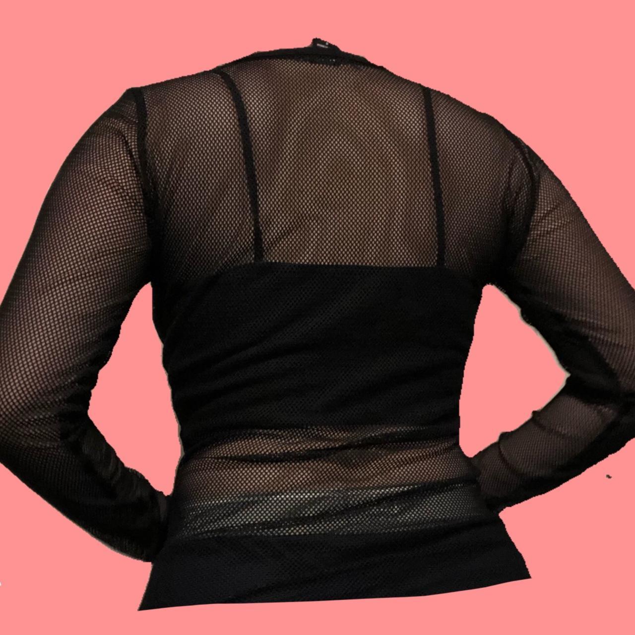 Hot Topic mesh shirt Worn once Size S - Depop