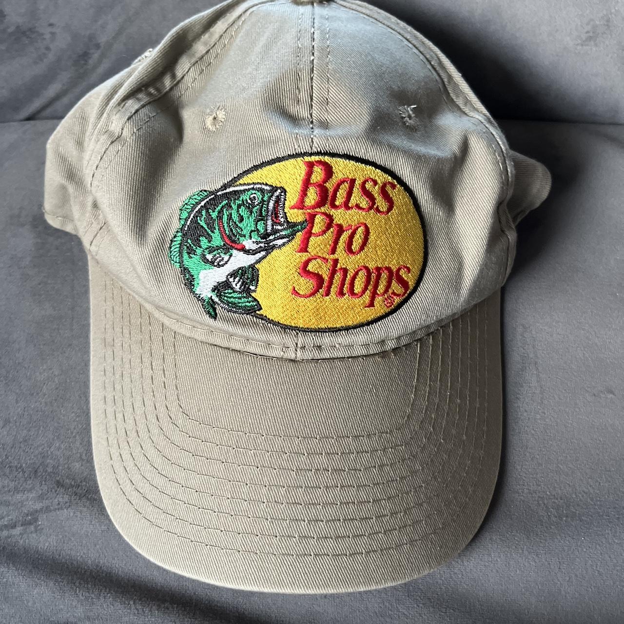 Bass Pro Shops Khaki Hat - Depop