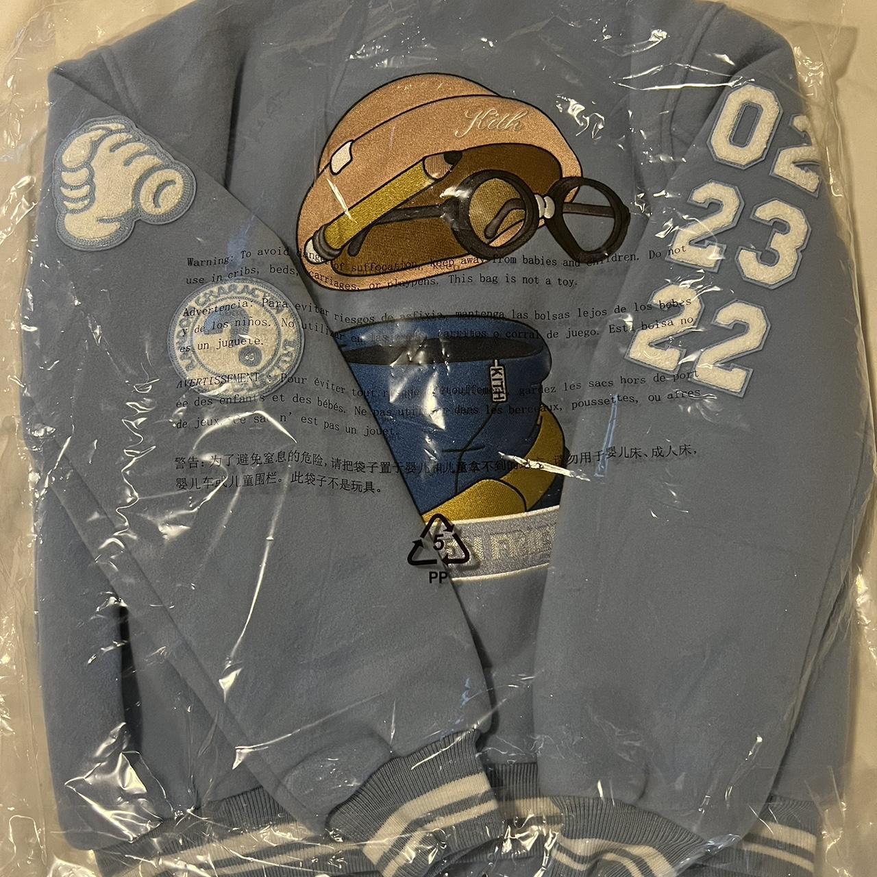 Kith x Invisible Friends Manteco Wool Varsity... - Depop