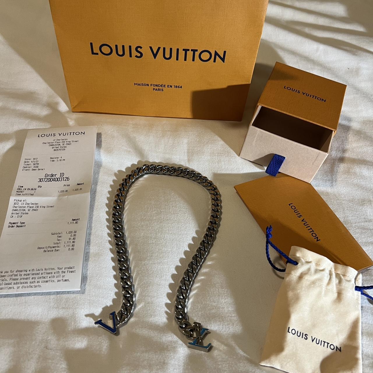 Louis Vuitton LV Chain Necklace - #M00907 - Two-Tone... - Depop