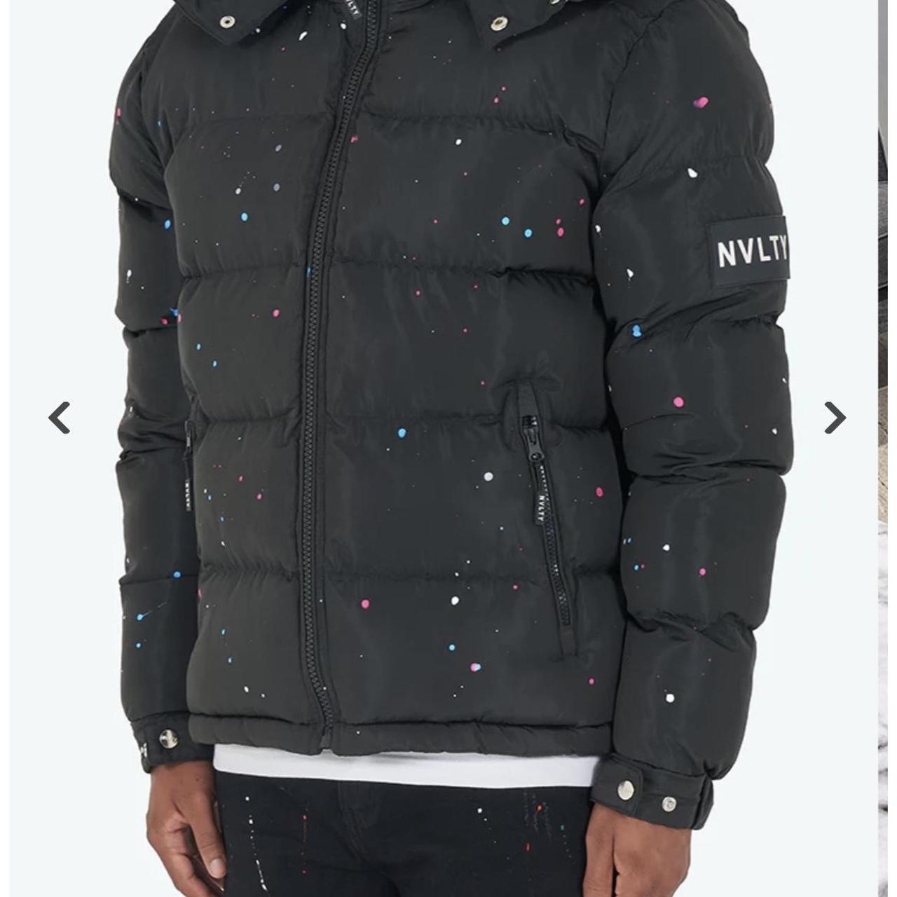 just a black nvlty coat for sake - Depop