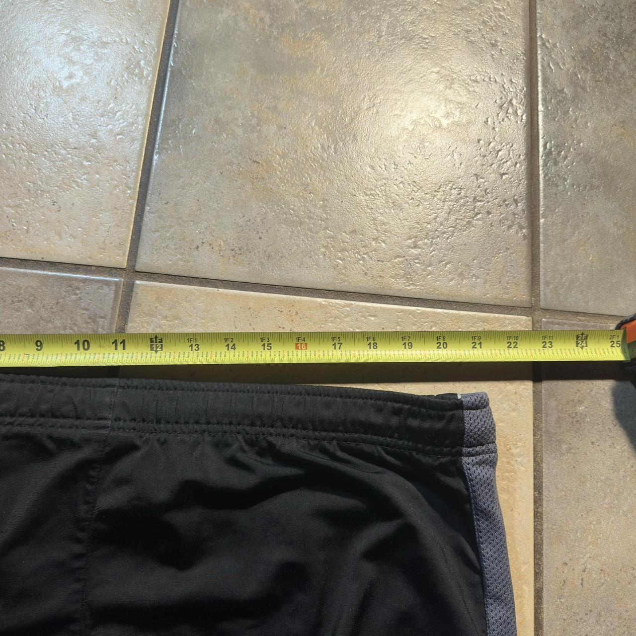 Y2K vintage grey tag Nike black and grey striped... | Depop