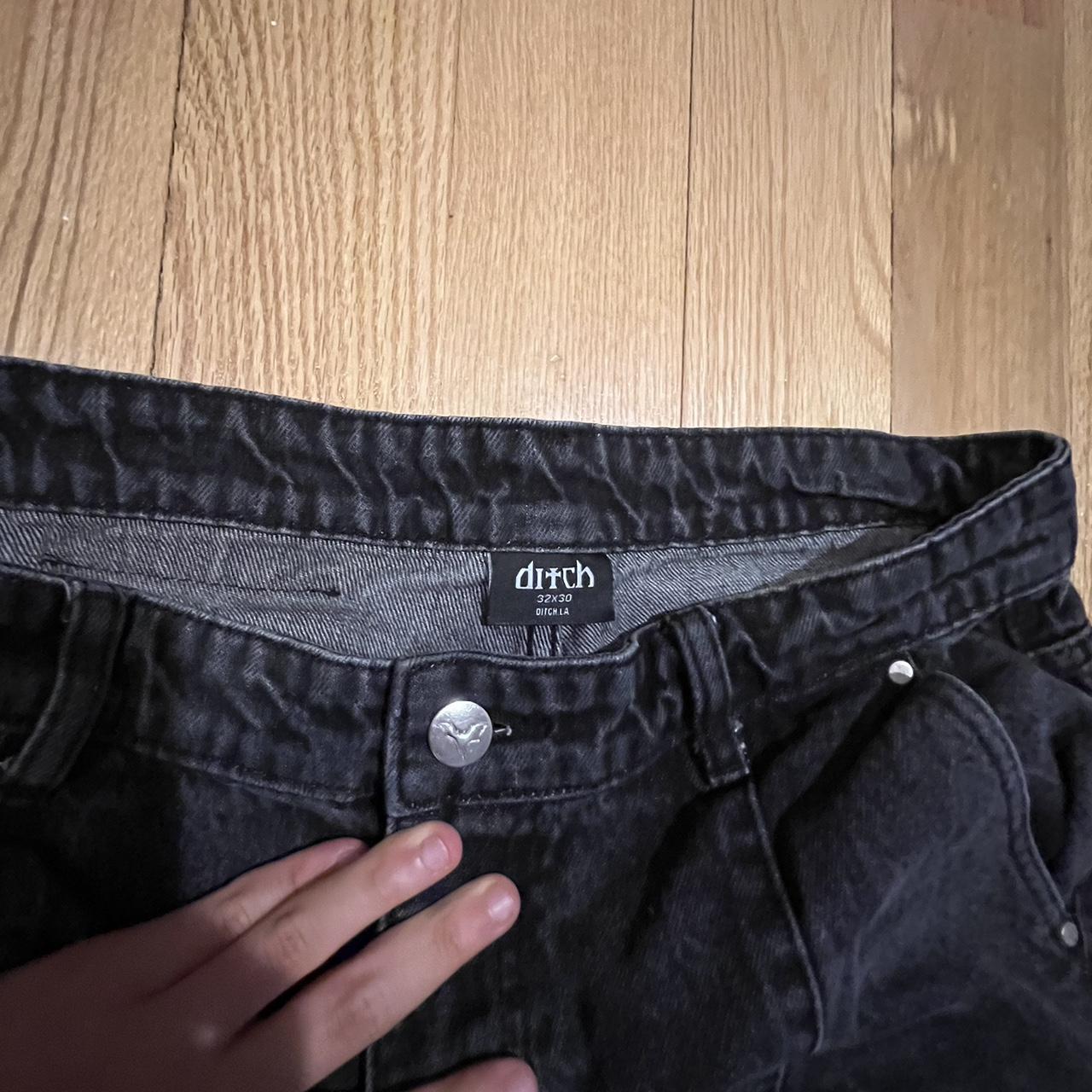 Ditch cargo flared denim from @ditch 32x30 barley... - Depop