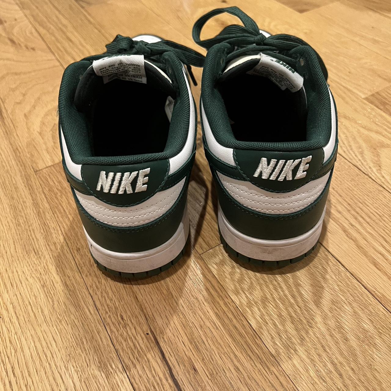 NIKE DUNK LOW SPARTAN GREEN MICHIGAN STATE size us 9... - Depop