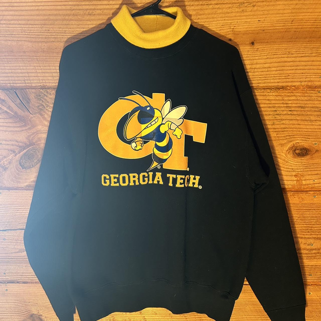 90’s Georgia Tech Crewneck No flaws Tagged Large... - Depop