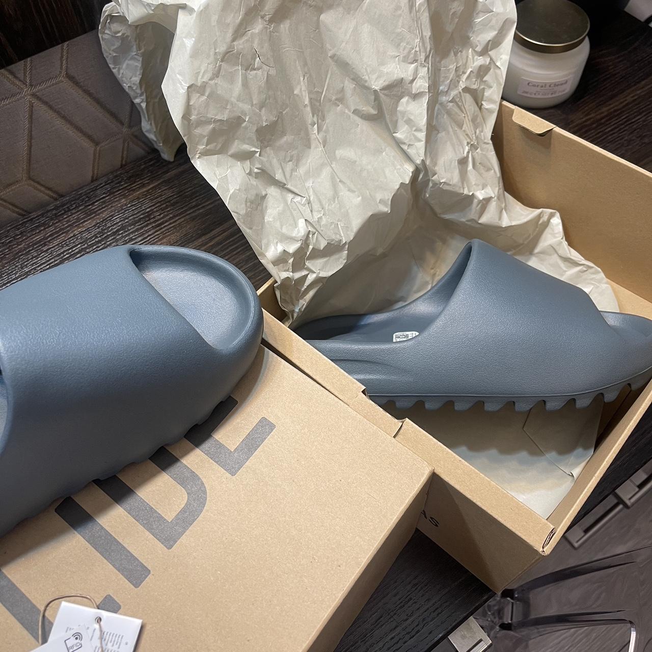 Yeezy Slides Brand new with tags Size 6 - Depop