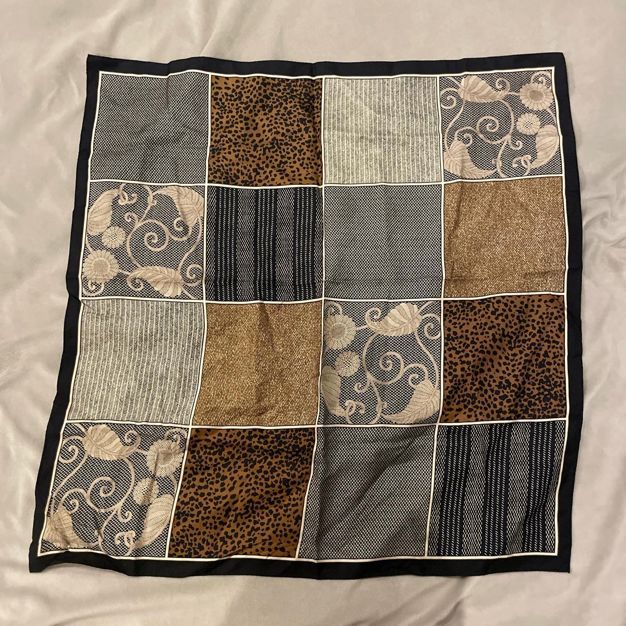 25” by 25” vintage talbots scarf #talbots #vintage - Depop