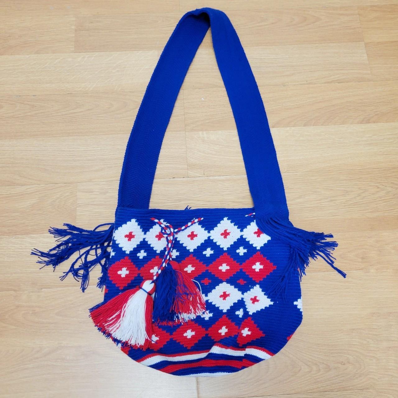 Wayuu bag 100% Guajiro Mochila Crossbody woven bag... - Depop