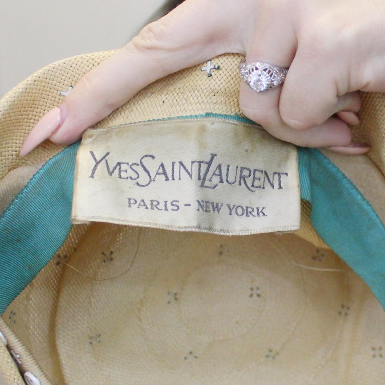 Vintage 60s Rare Designer Yves Saint Laurent Hat!... - Depop