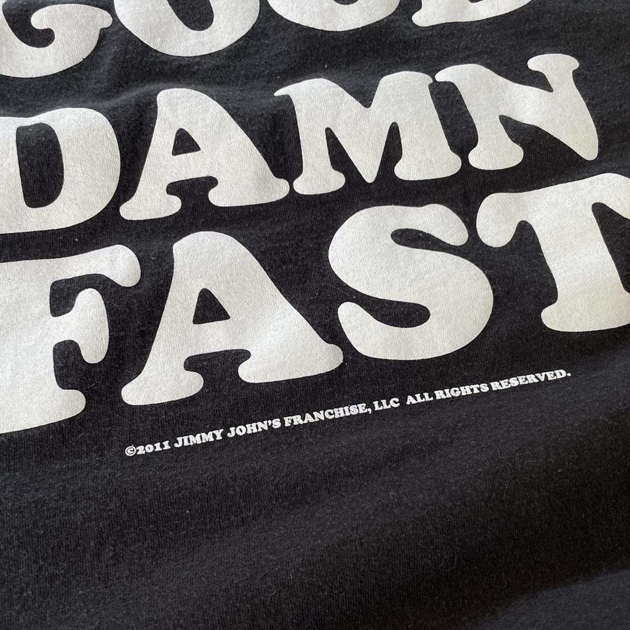 Jimmy John’s T 🔥🔥🔥 -Large -Damn Good, Damn Fast - Depop