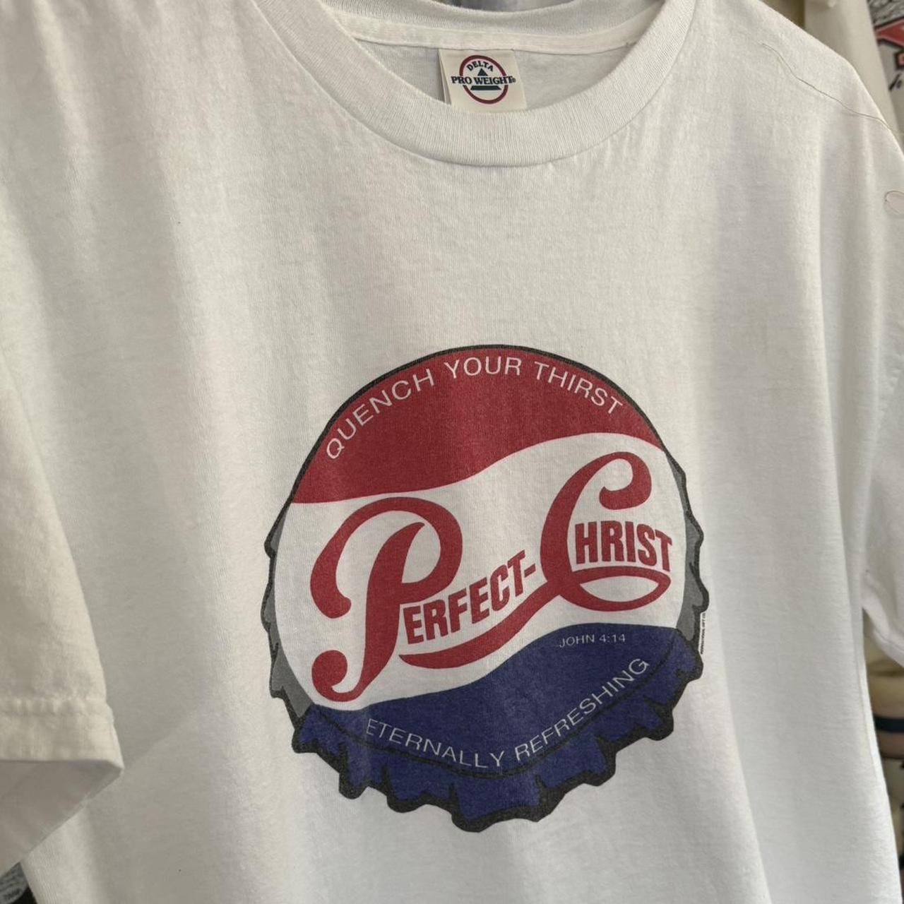 90’s Jesus Pepsi Parody T🔥🔥🔥 🚩NO PAYPAL🚩you will... - Depop