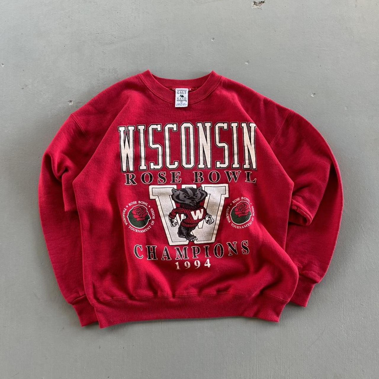 1994 Wisconsin Badgers Crewneck 🔥🔥🔥 🚩NO PAYPAL🚩 you... - Depop