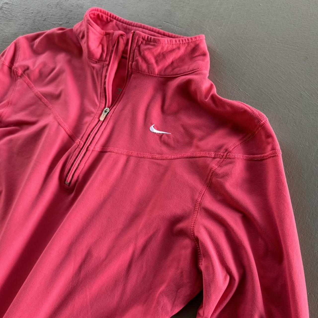 Women’s Pink Nike Jacket 🔥🔥🔥 -Large (measures 19”... - Depop