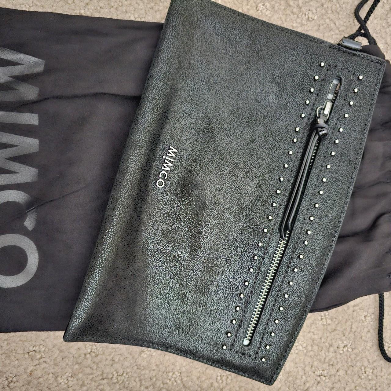 Mimco leather pouch, comes in original dust bag. - Depop