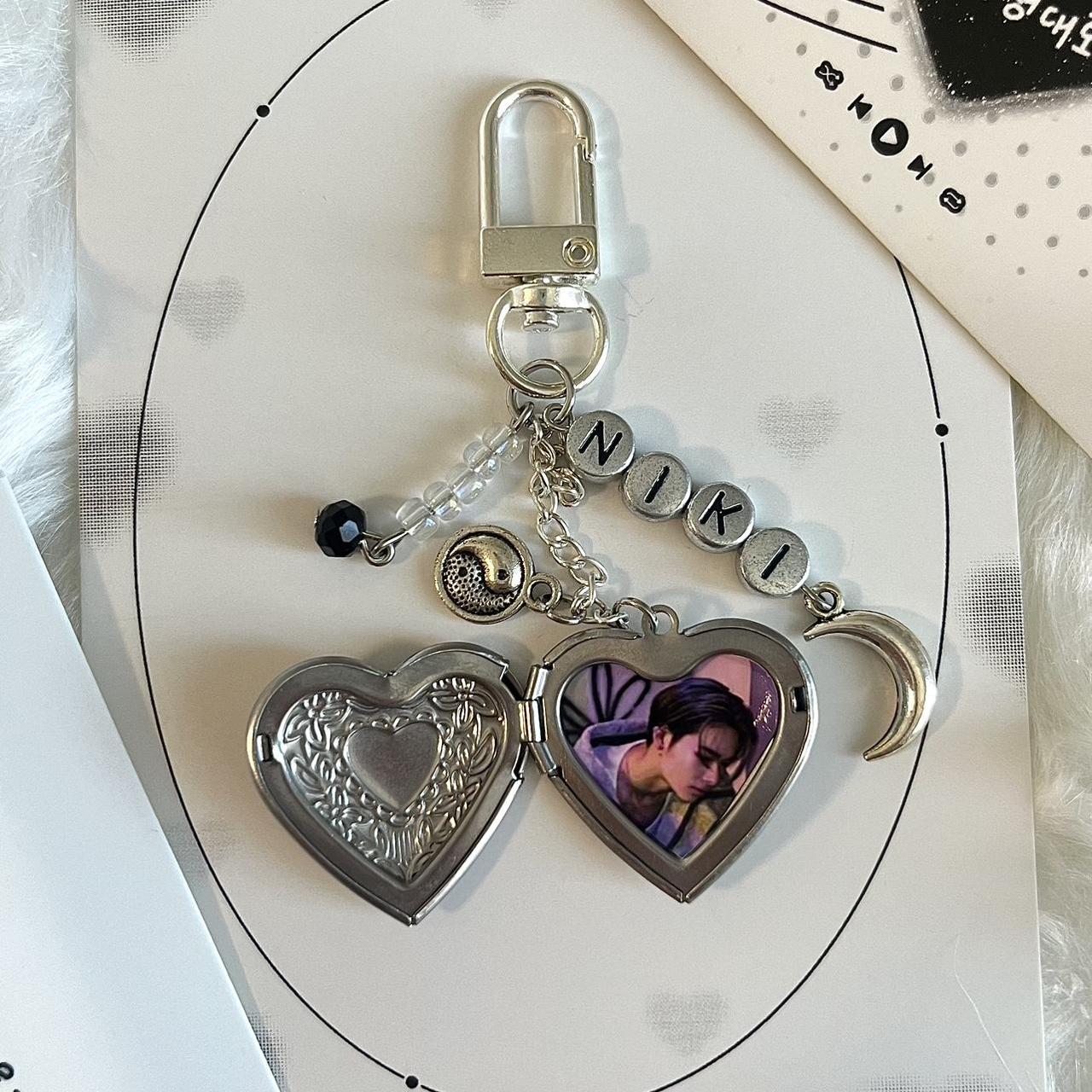 Enhypen Niki locket keychain ♡︎ $7 + $3-5... - Depop