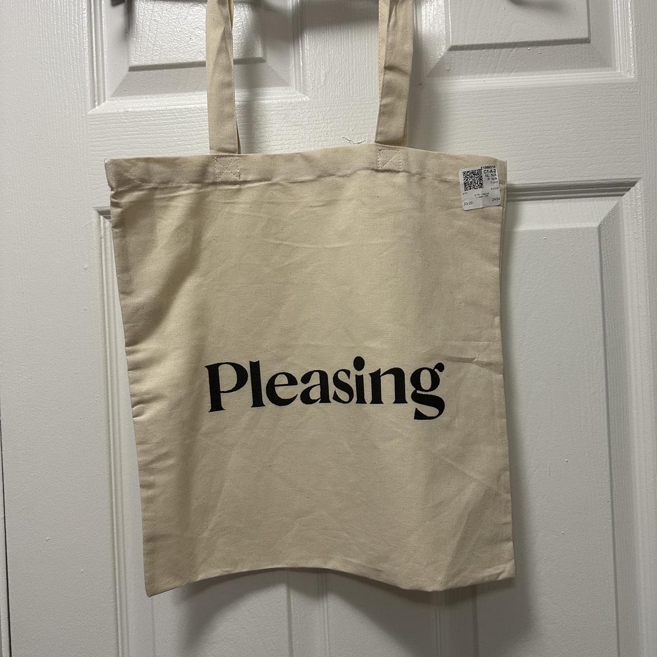 fan made pleasing tote with tag still on. never used... - Depop