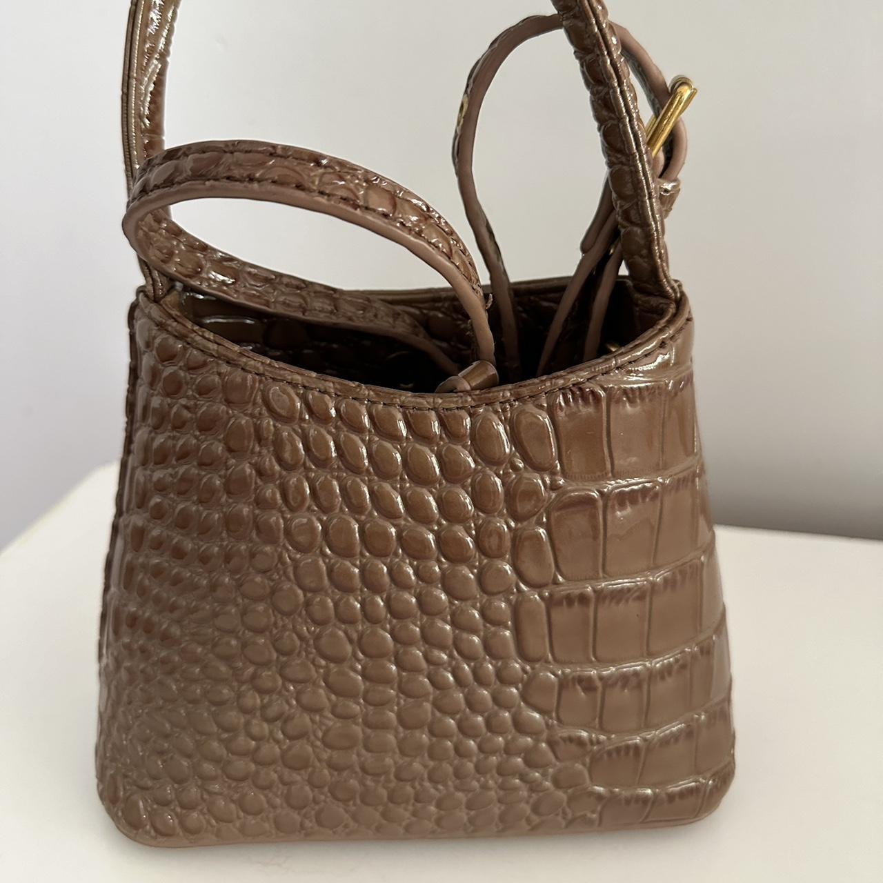 Brie Leon Mini Chloe Bag Mocha Croc Some signs of... - Depop