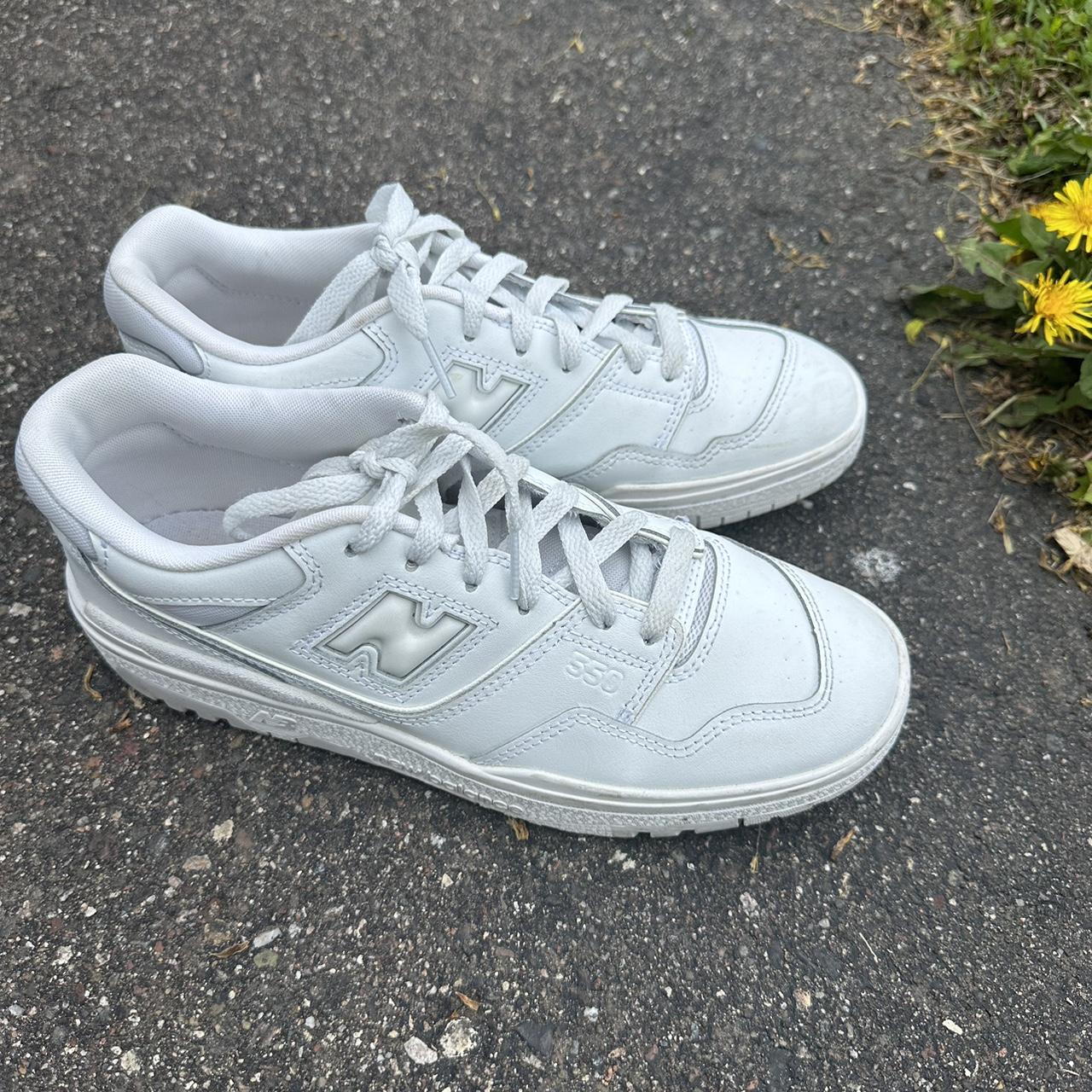 NEW BALANCE WHITE SHOES WOMEN - Depop