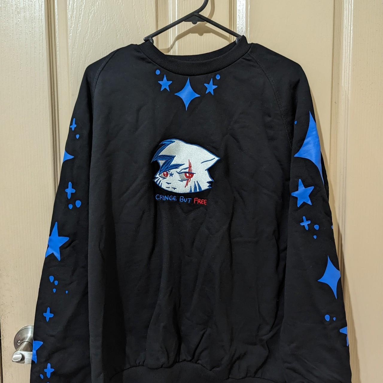 Edgy Internet Cringe Cat Sweater Size M The cat... | Depop