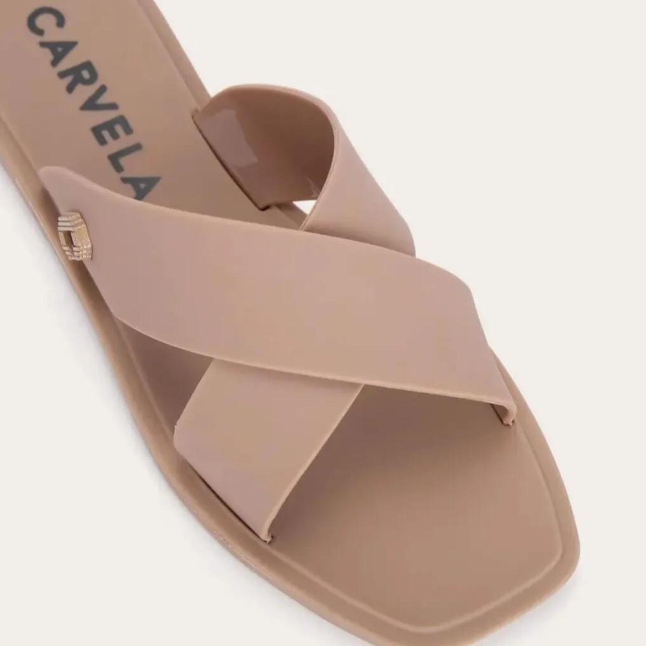 Carvela Women's Tan Sandals | Depop