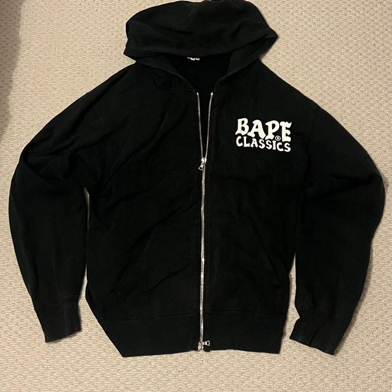 ⚡️Bathing ape zip up. Bape spell out. Size L Really... - Depop