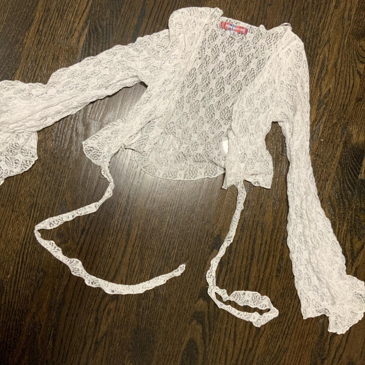 urban outfitters maura white lace top! pictures from... - Depop