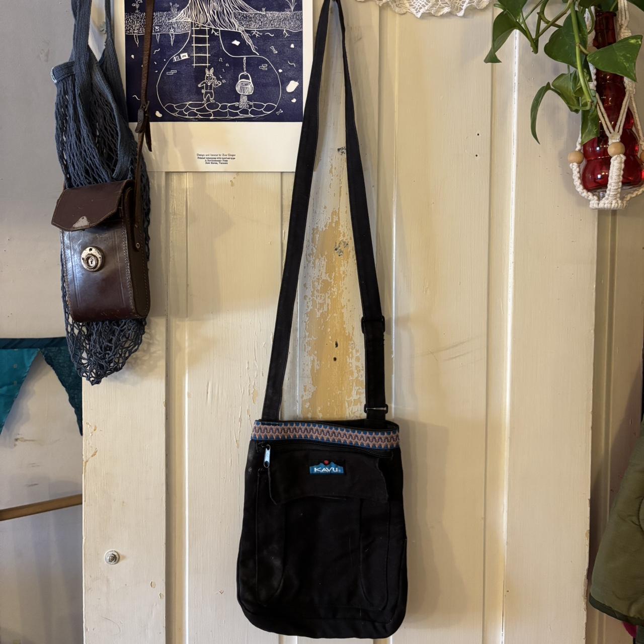 Kavu Crossbody bag! Cool orange and blue design.... | Depop