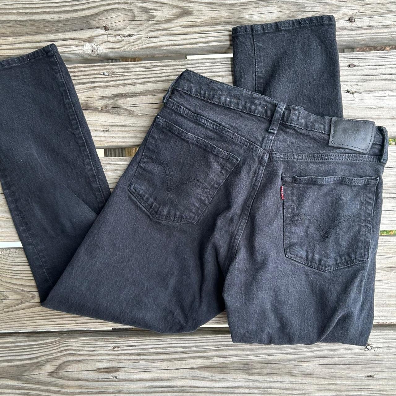 Levi’s Black Wedgie Straight jeans. Super comfy,... | Depop