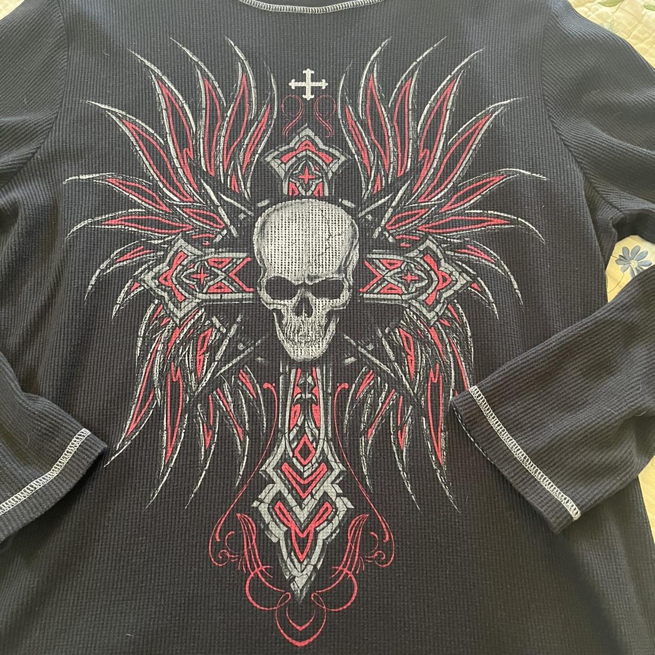 SUPER DOPE no boundaries thermal long sleeve with... - Depop